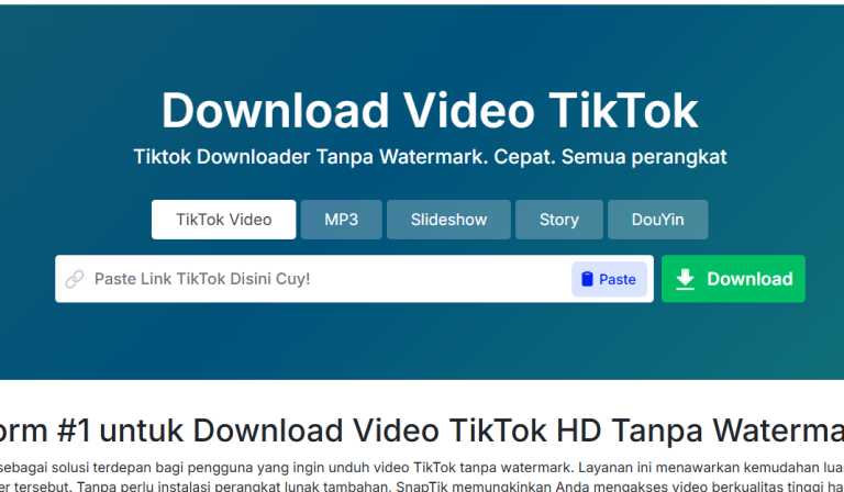 Cara Download Audio TikTok Jadi MP3 Menggunakan Snaptik - Unjani Yogya